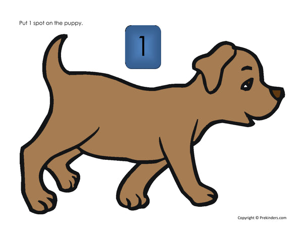 Puppy Counting Mats – SupplyMe