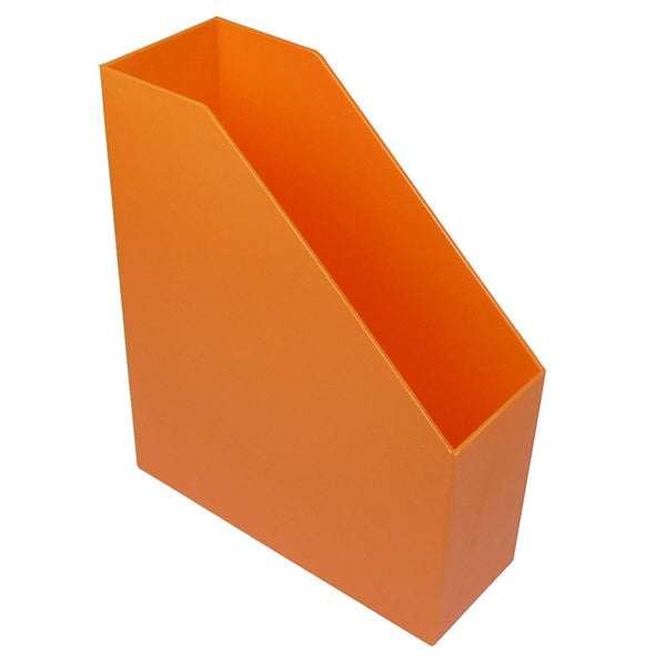 Romanoff Magazine File Orange 9.5 x 3.5 x 11.5 | ROM77709 – SupplyMe