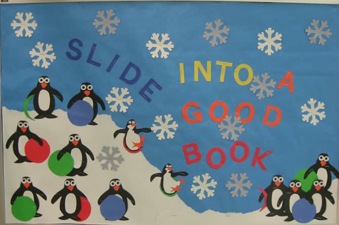 Book Winter Bulletin Board Winter Book Suggestions | Dudley House
