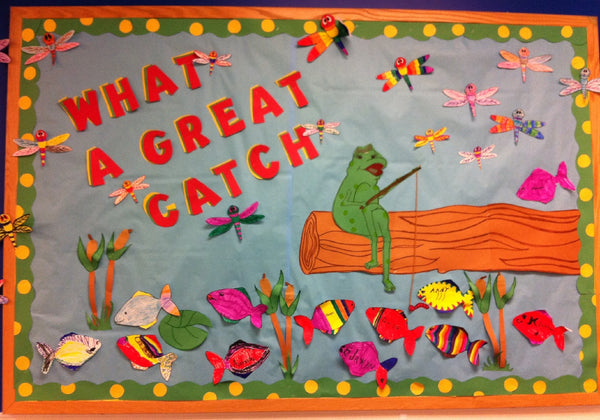 What A Great Catch - Spring & Summer Fishing Bulletin Board Idea – SupplyMe