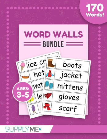 Word Walls Bundle - 170 Word Wall Words! – SupplyMe