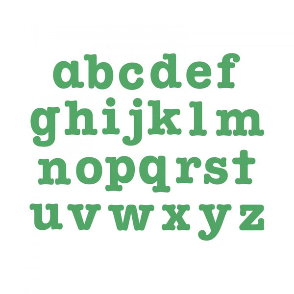 Sizzix® Bigz™ Die Set - AllStar Alphabet, Lowercase Letters, 3 1/2 ...