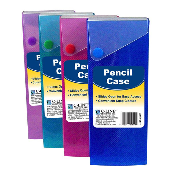 C-Line Products Biodegradable Slider Pencil Case | CLI05600 – SupplyMe