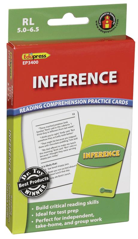 Teacher Created Resources Inference Practice Cards, Green Level | EP ...