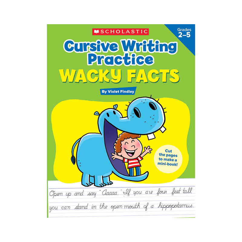 Scholastic Cursive Writing Practice: Wacky Facts | SC-594317 – SupplyMe