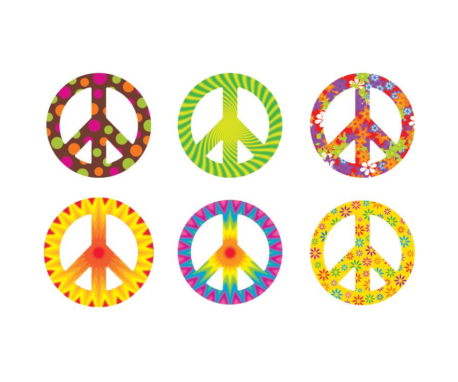 Trend Enterprises Peace Signs (Patterns) Classic Accents® Variety Pack ...