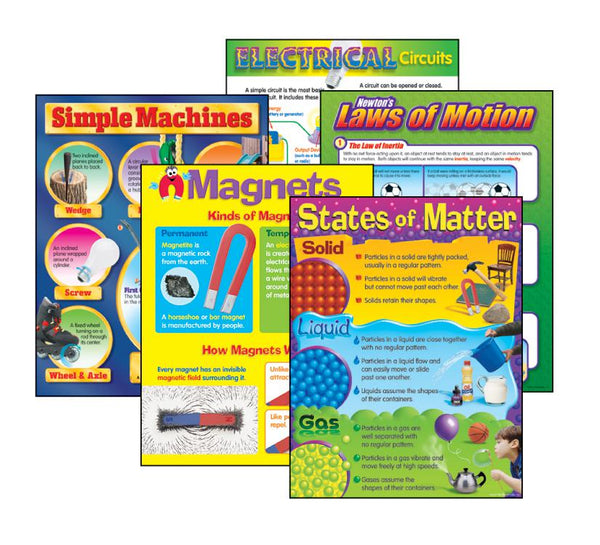 Trend Enterprises Physical Science Learning Charts Combo Pack | T-38928 ...